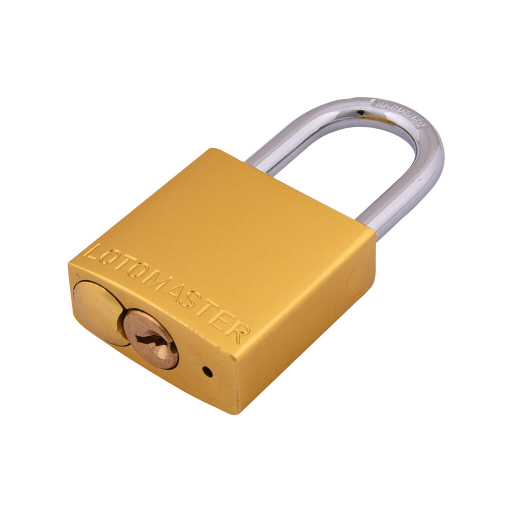 Lockout Padlock 30mm Keyed Different Yellow - LOTOMASTER