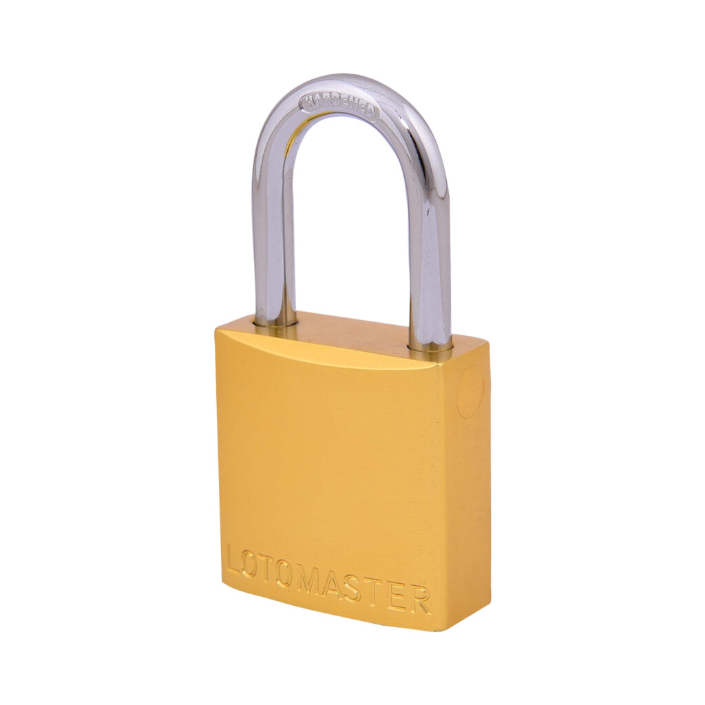 Lockout Padlock 30mm Keyed Different Yellow - LOTOMASTER
